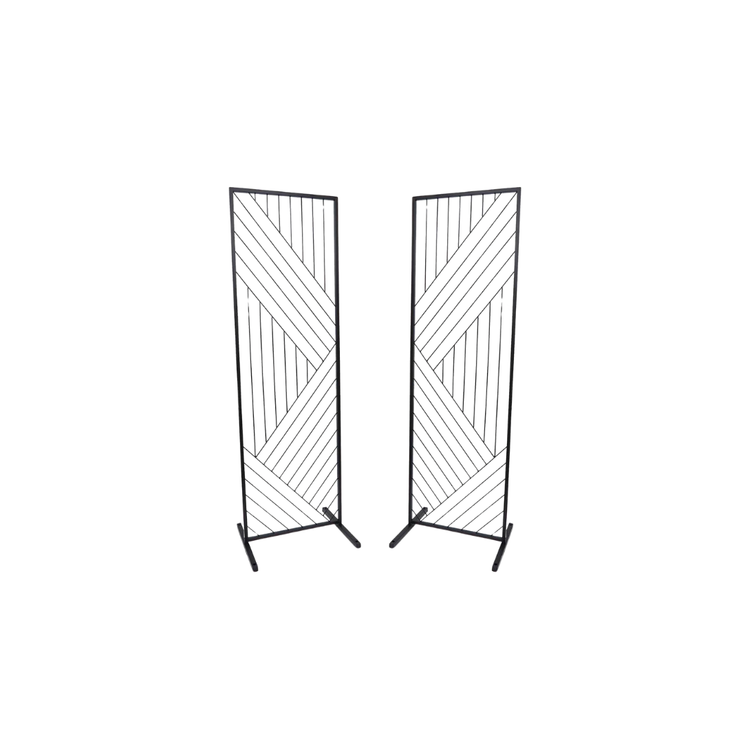 Black Geometric Backdrops | Iowa Decor Rentals | Monarch Events – The ...