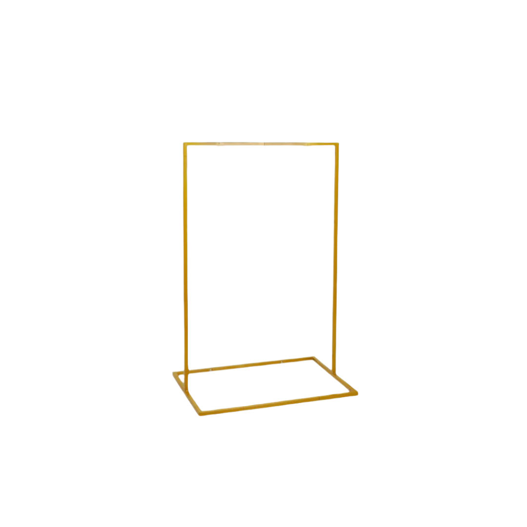 Gold Sign Holder | Iowa Decor Rentals | Monarch Events